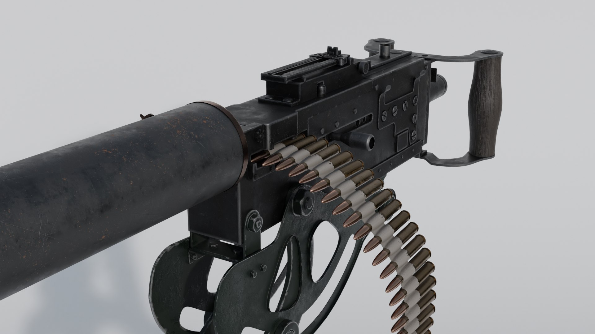 3D Brouwning M1917 Model - TurboSquid 1782205