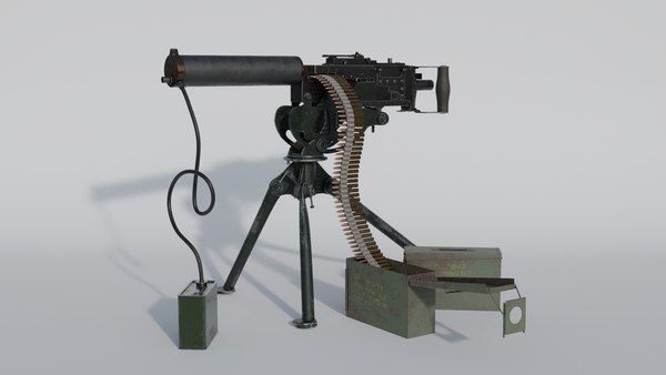 3D Brouwning M1917 model - TurboSquid 1782205