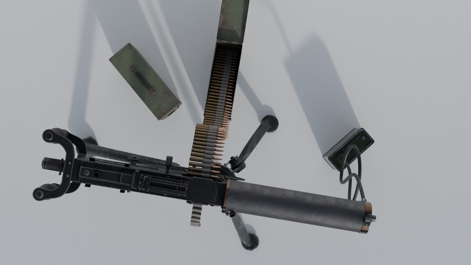 3D Brouwning M1917 Model - TurboSquid 1782205