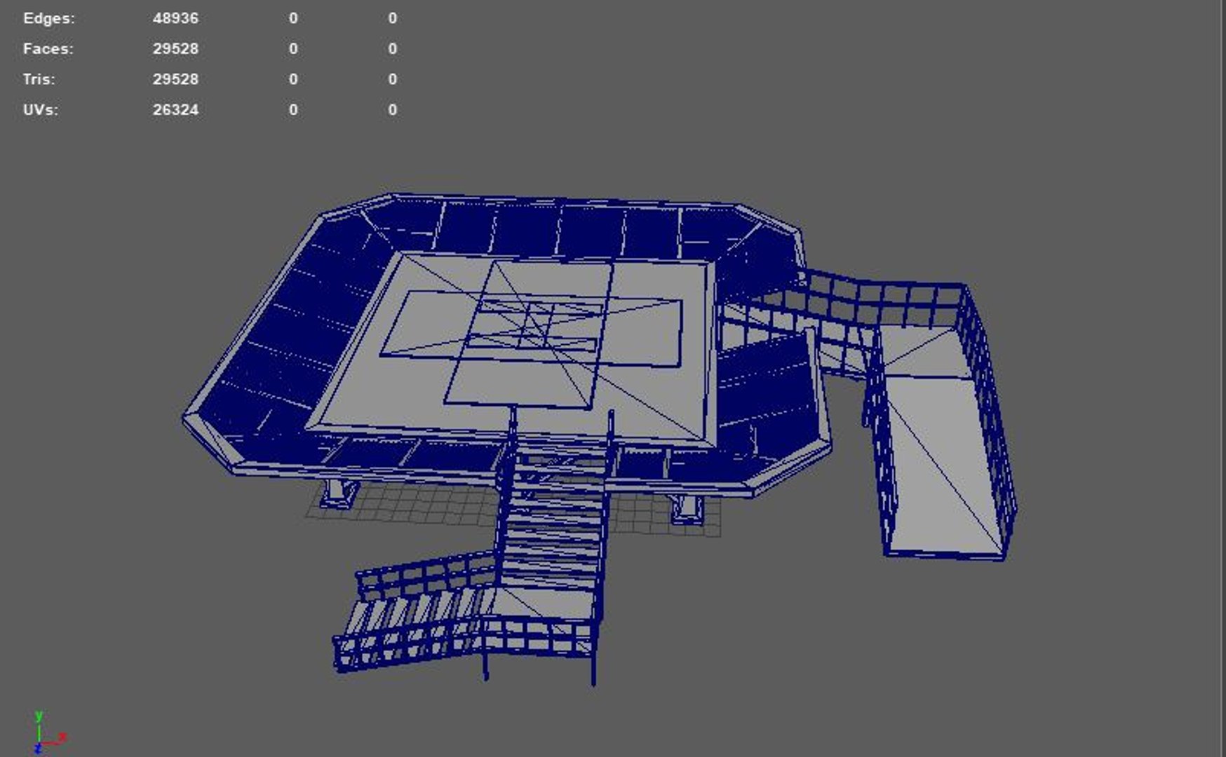 Rooftop Helipad 3D - TurboSquid 2356228