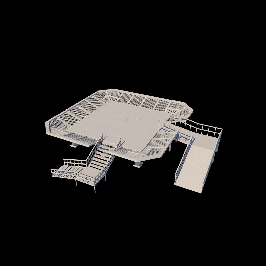 Rooftop Helipad 3D Model 3D - TurboSquid 2356228