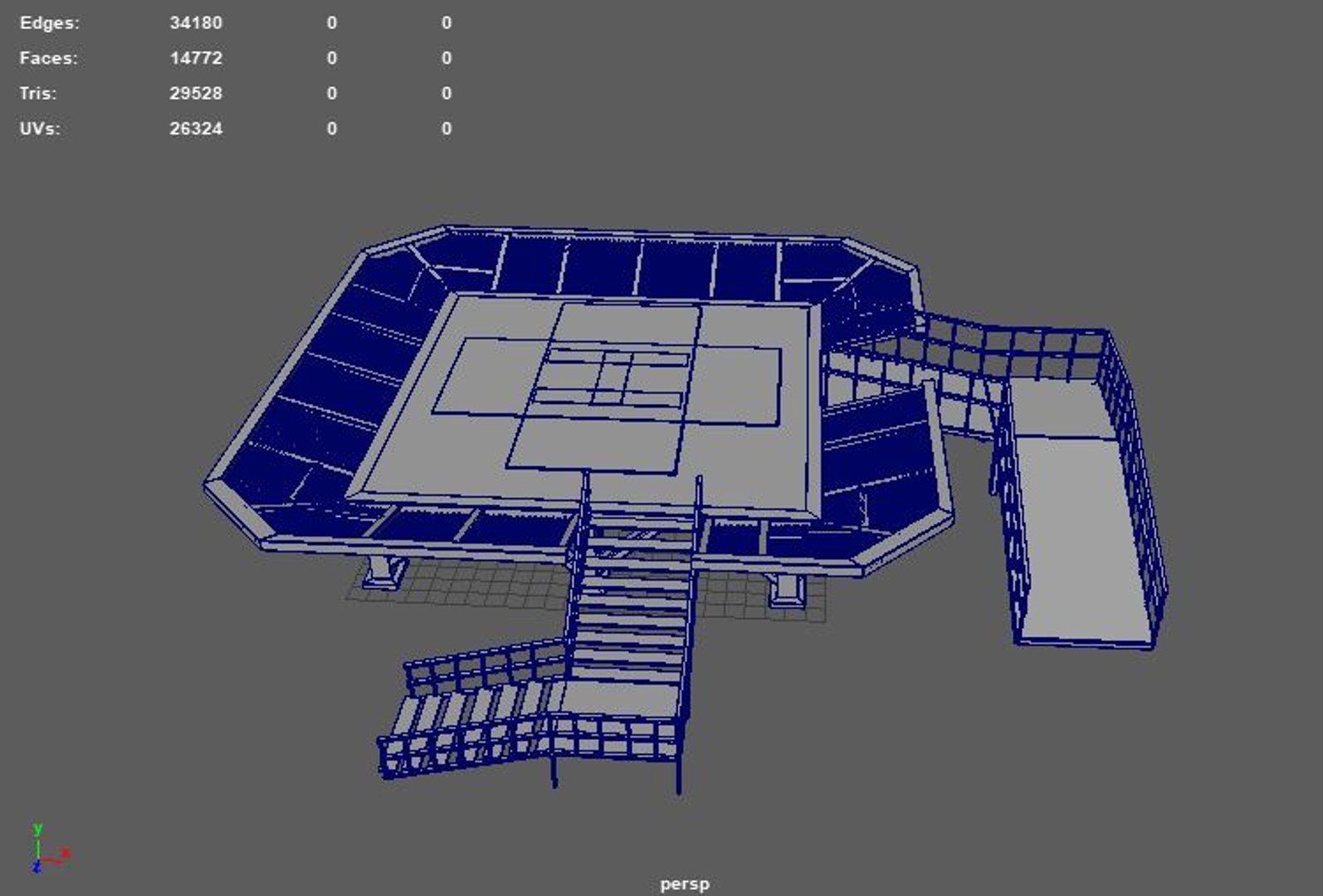Rooftop Helipad 3D - TurboSquid 2356228