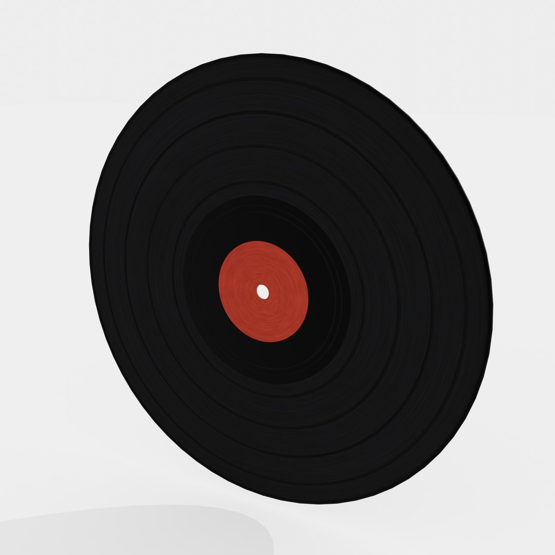 Free Disc Vinyl 3D Model - TurboSquid 1608654