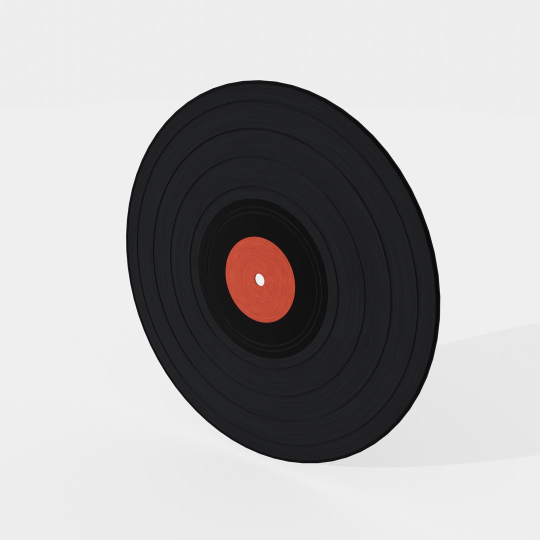 Free Disc Vinyl 3D Model - TurboSquid 1608654