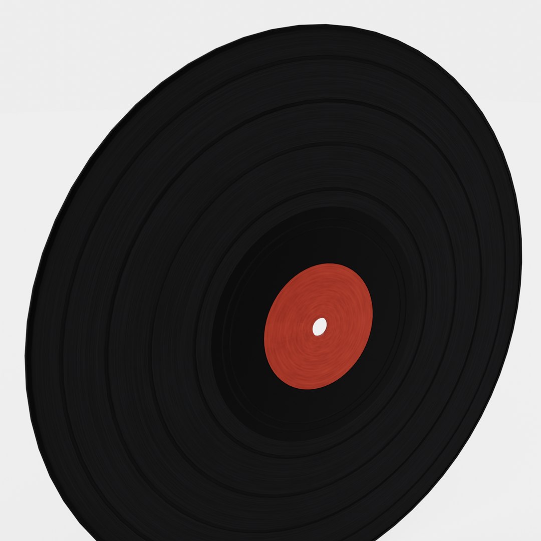 Free Disc Vinyl 3D Model - TurboSquid 1608654