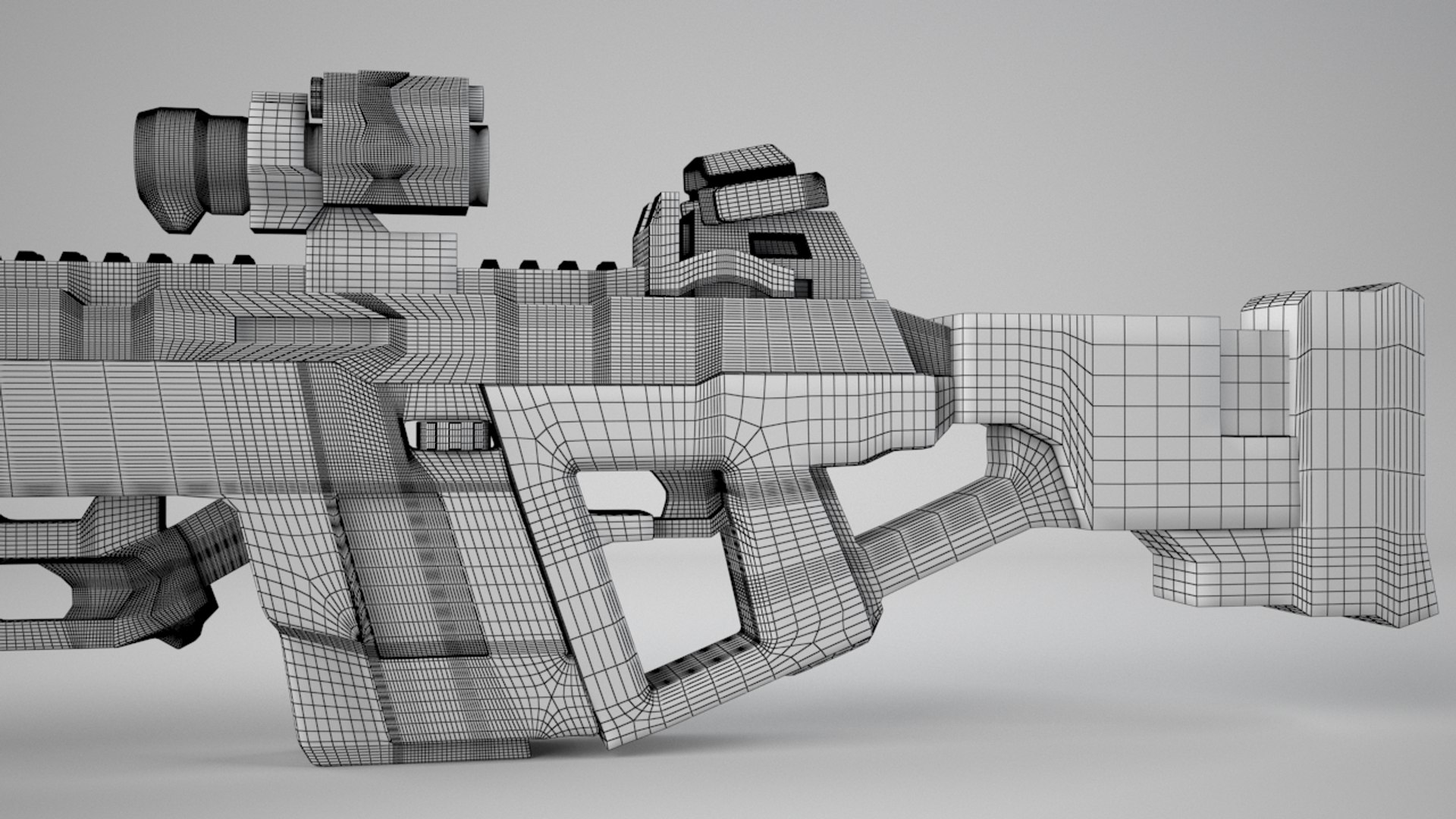 Assault Rifle 3d Model