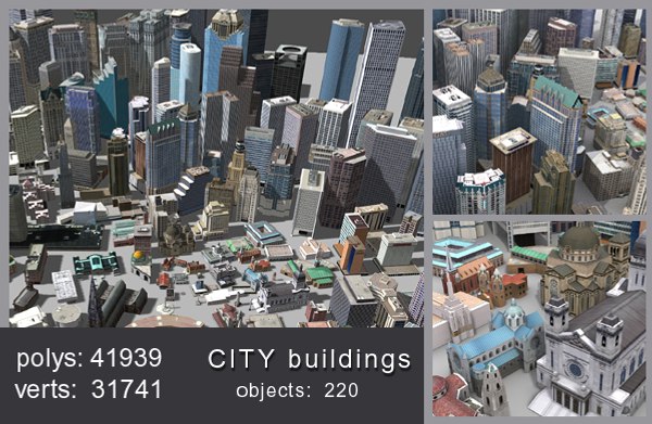 3D Manhattan Models | TurboSquid