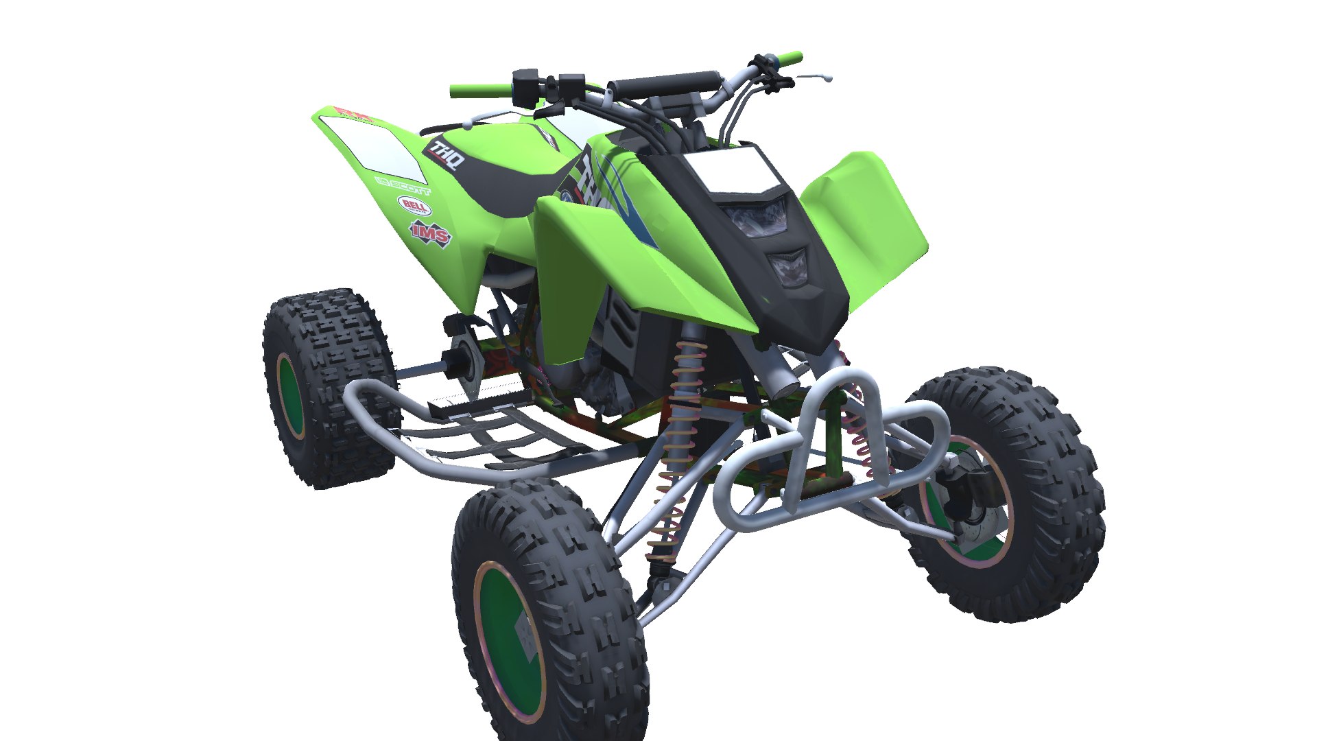 3D 019-Takashi 450R-Quad-ATV-Bike-low Poly Game Ready 3d Model ...