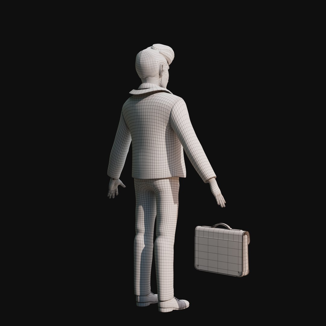 Cartoon Man Rigged Model - TurboSquid 2174180