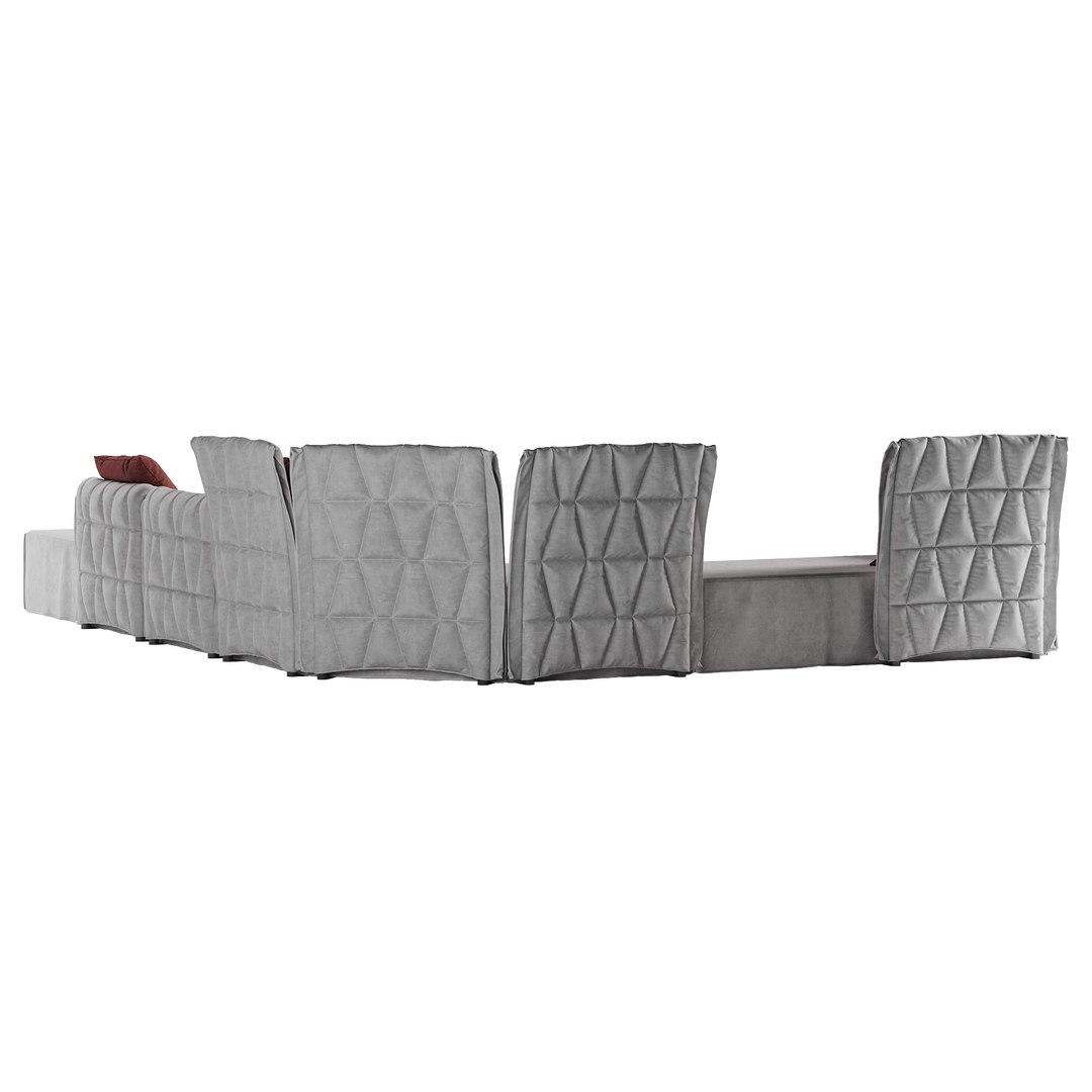 Gervasoni Flair Sofa 1 3D - TurboSquid 2254875