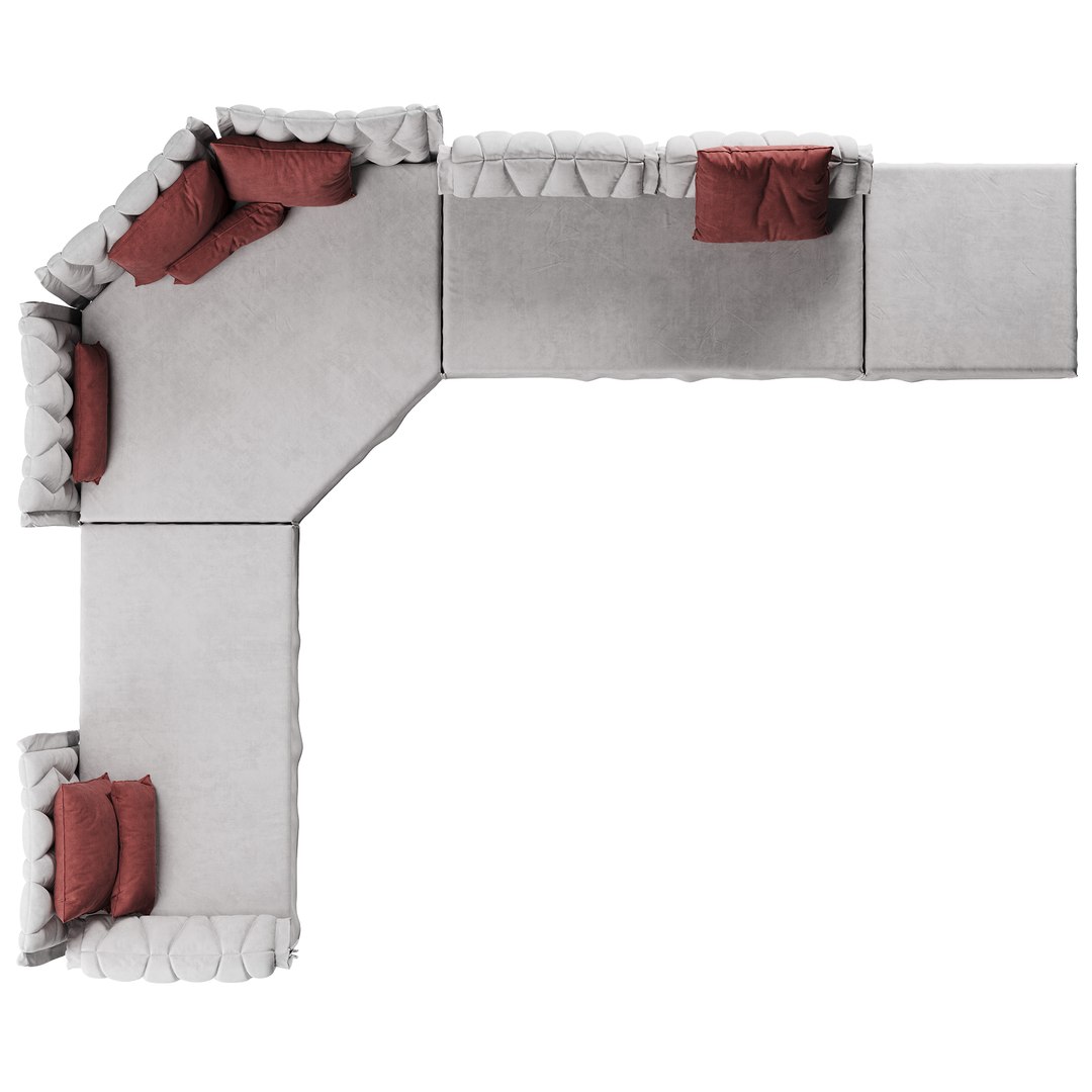 Gervasoni Flair Sofa 1 3D - TurboSquid 2254875