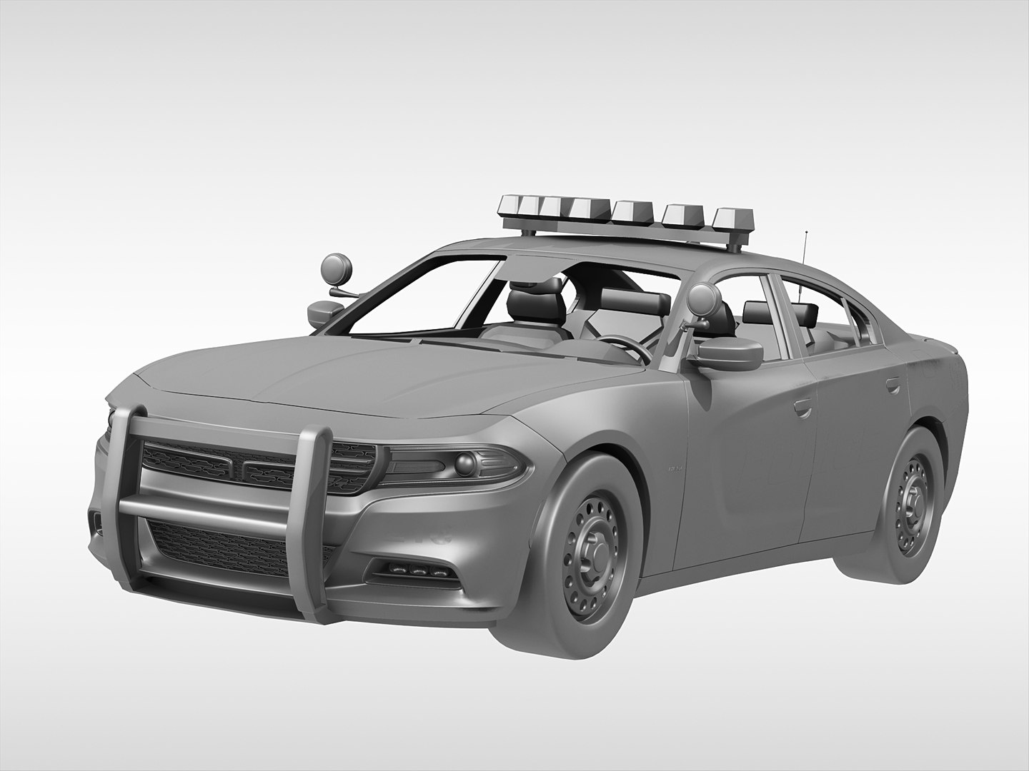3d Dodge Car Model