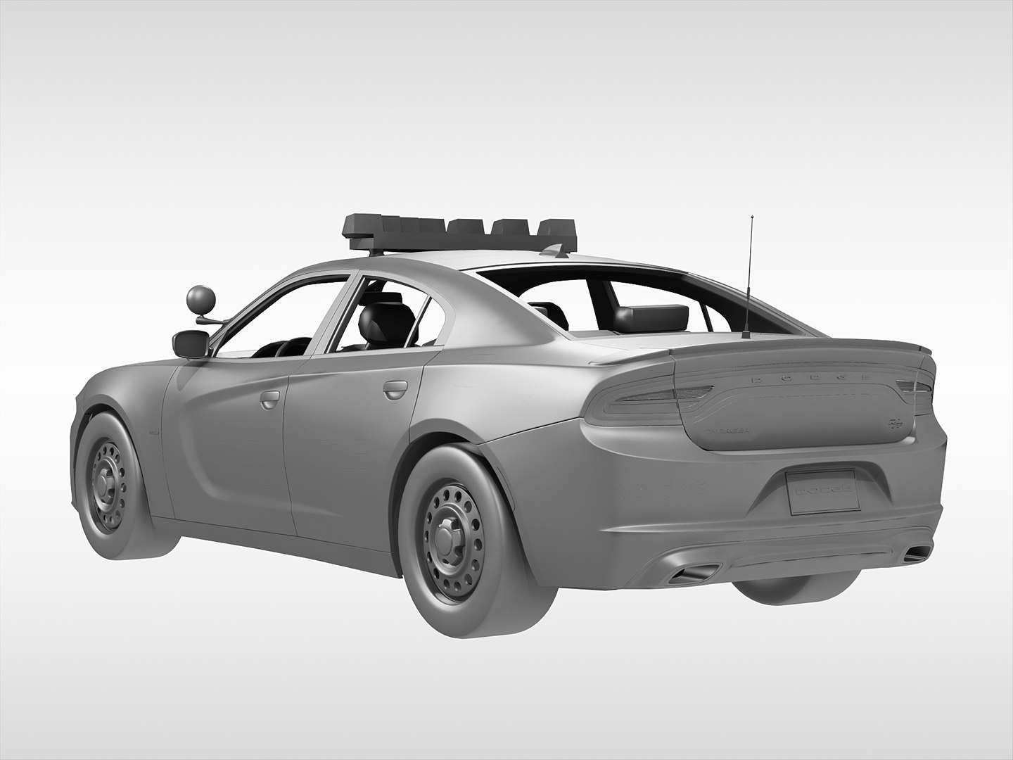 3d Dodge Car Model