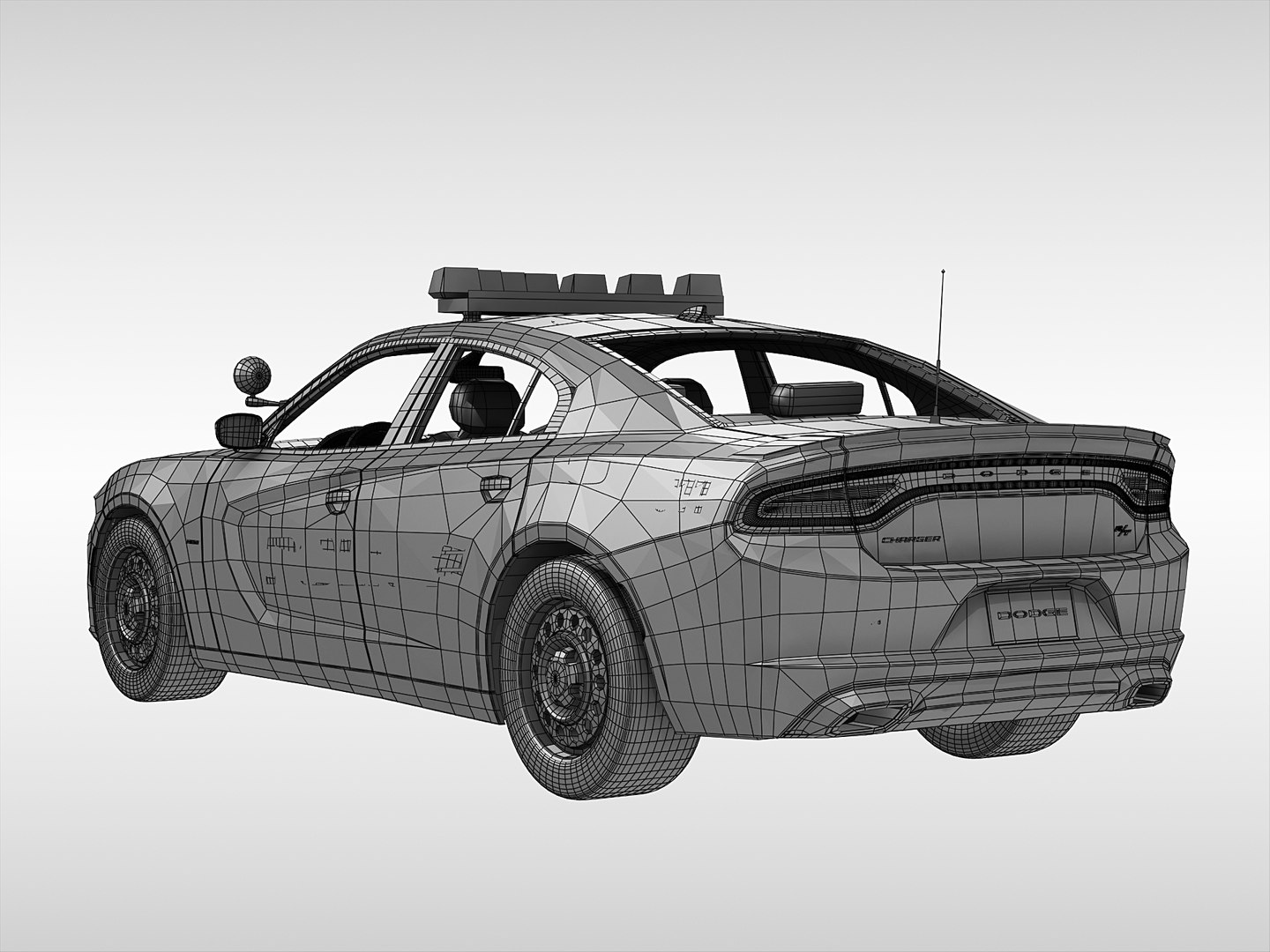 3d Dodge Car Model