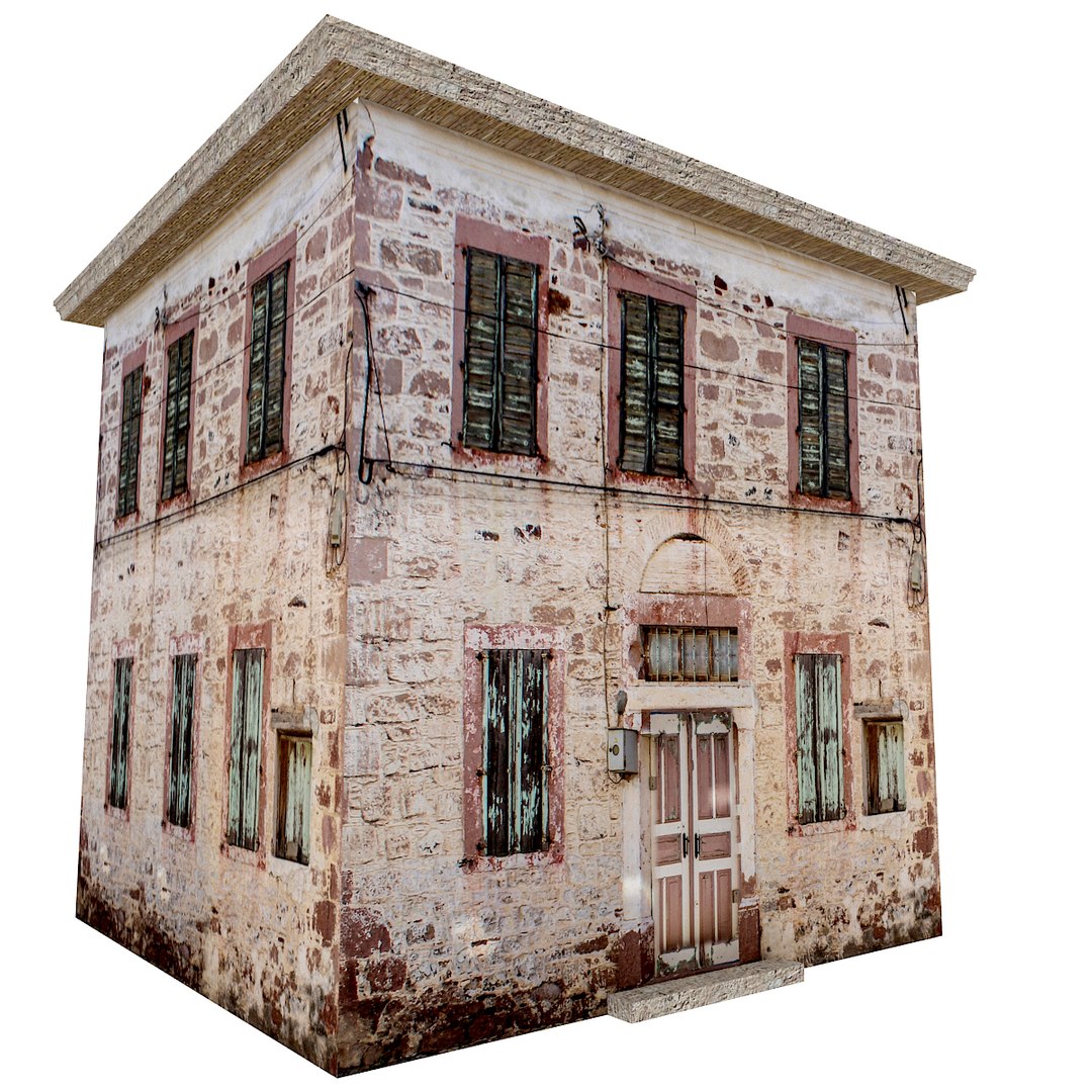 3D Old Building Model - TurboSquid 1648560
