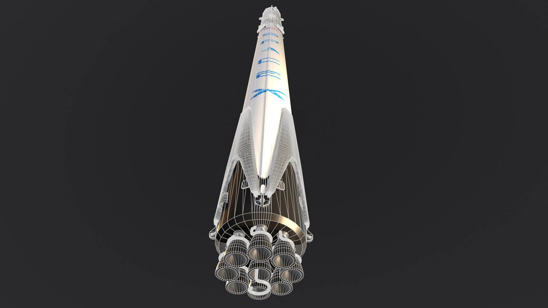 SpaceX Falcon 9 Launch Vehicle Spaceship 3D Model - TurboSquid 2281156