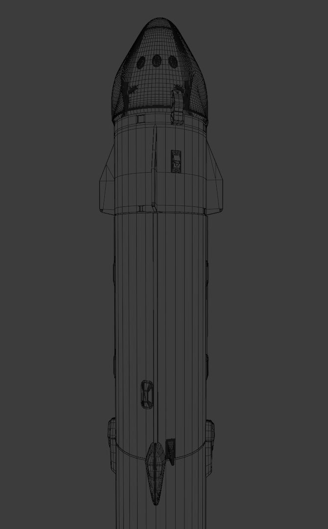 SpaceX Falcon 9 Launch Vehicle Spaceship 3D Model - TurboSquid 2281156