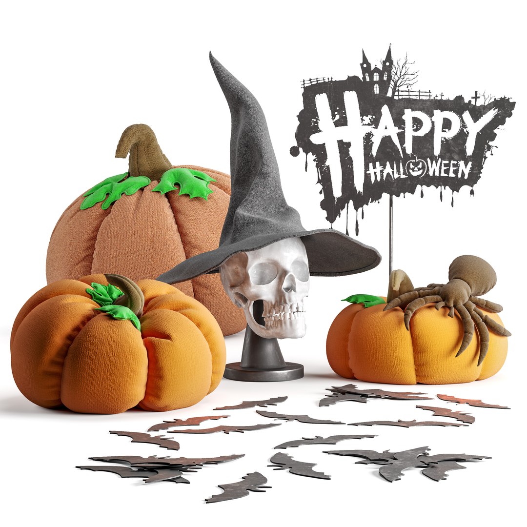 3D Halloween Decor Model - TurboSquid 1580167