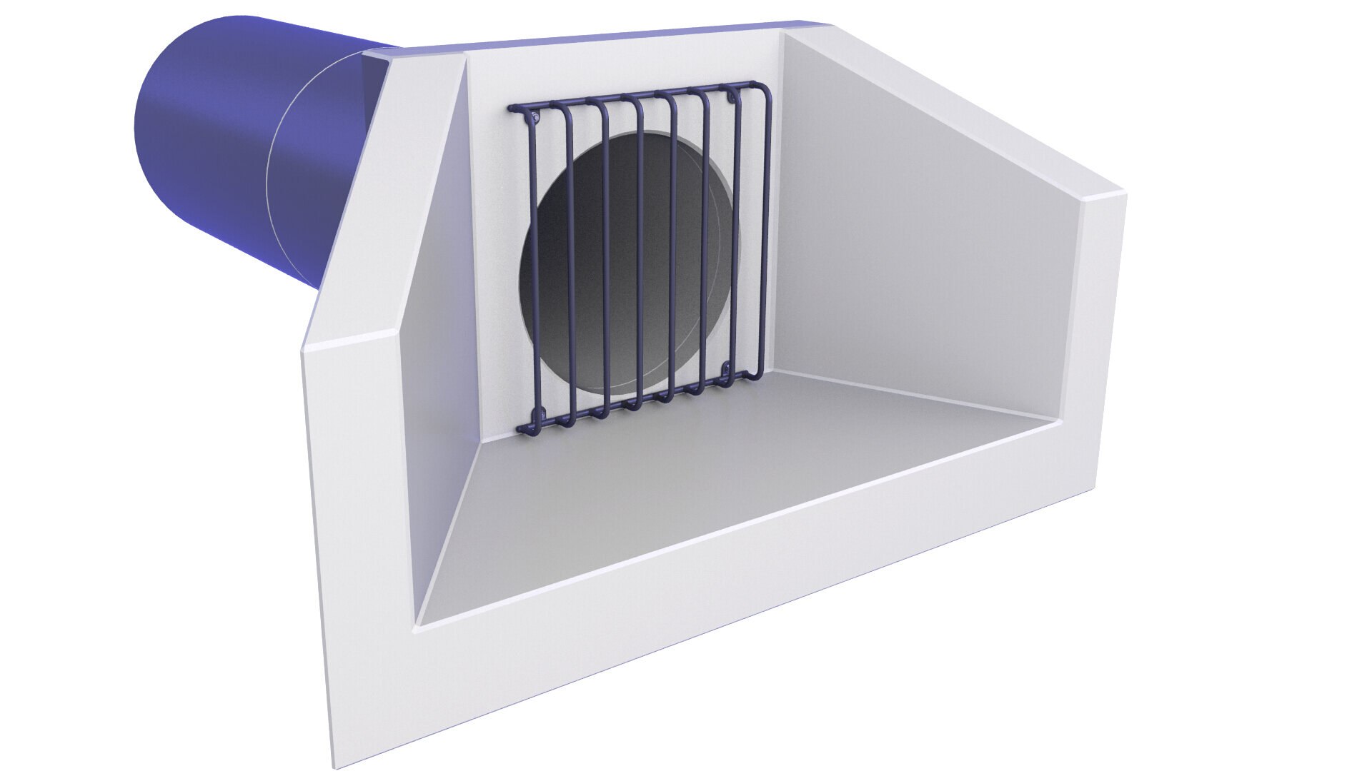 Concrete WingWall Storm Drain Pipe Outlet 20 3D - TurboSquid 1979971