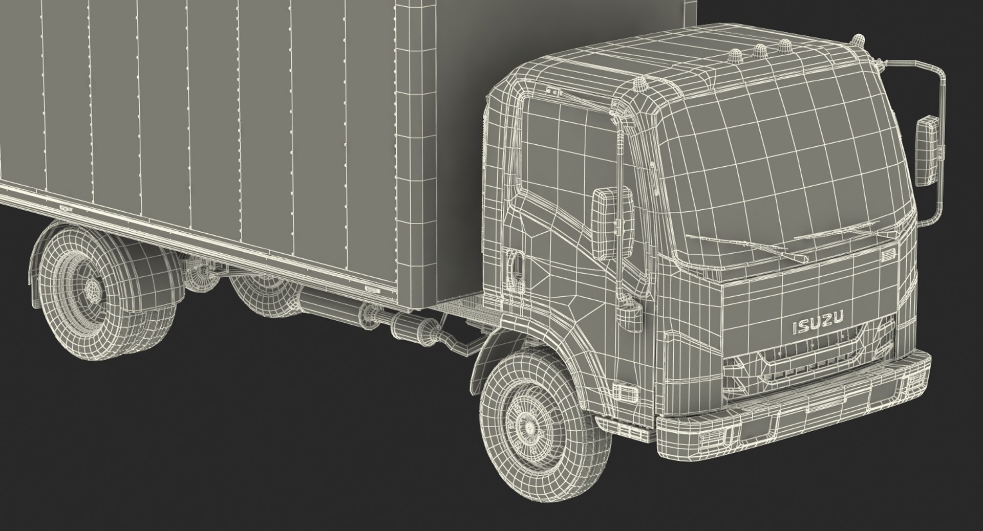 Box truck isuzu npr 3D model - TurboSquid 1233256