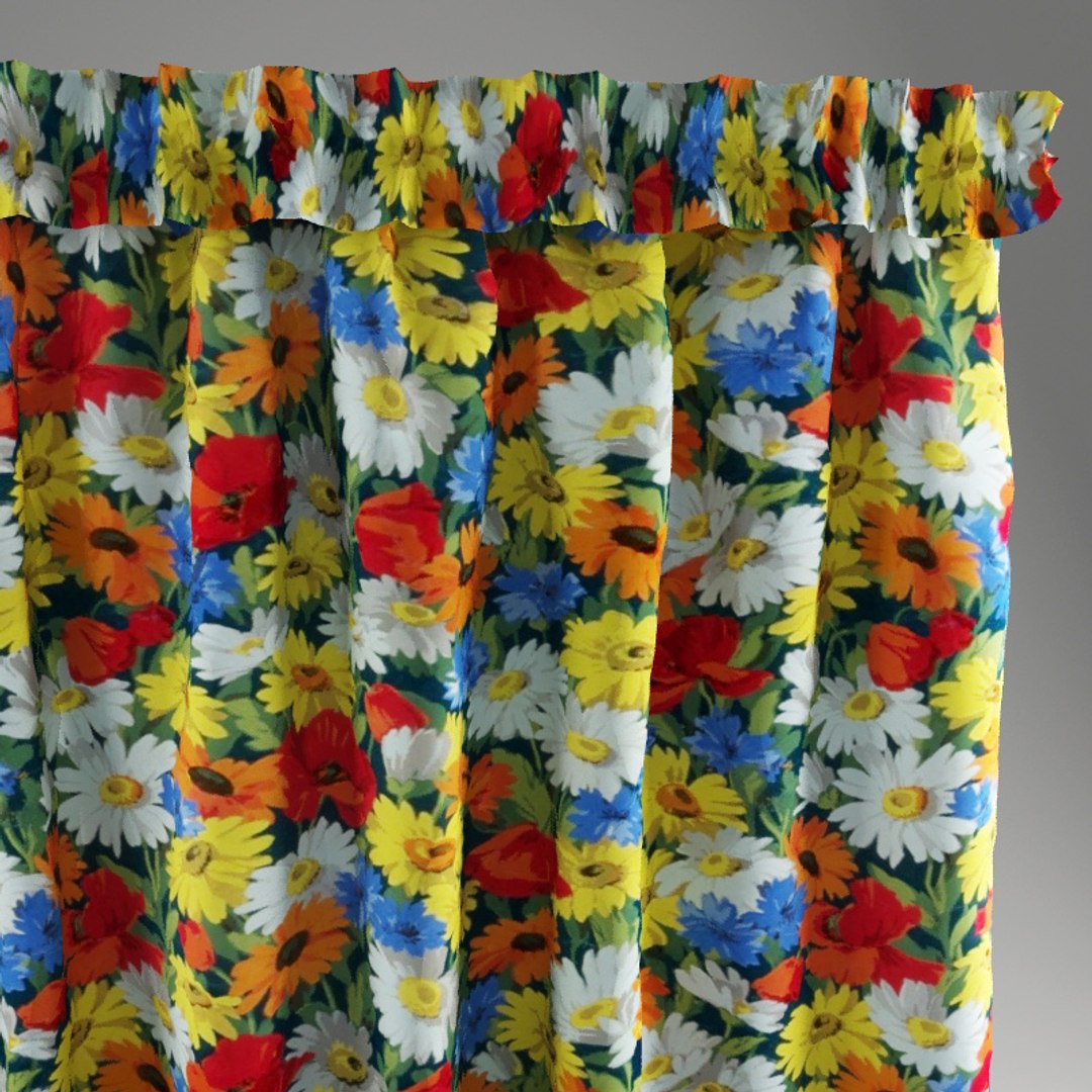 Austrian Curtain 3d Model