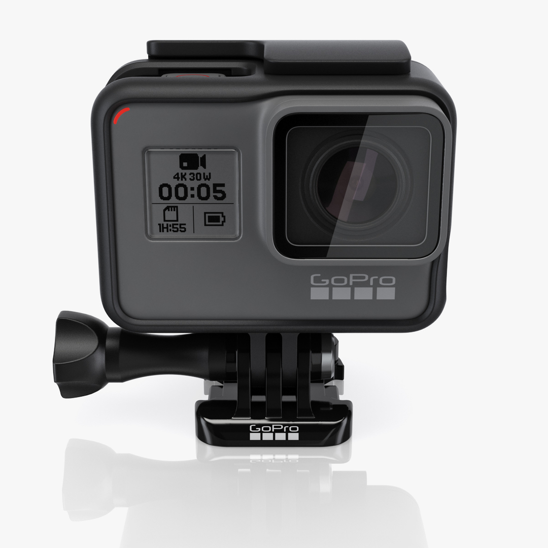3d Model Gopro Black Cameras