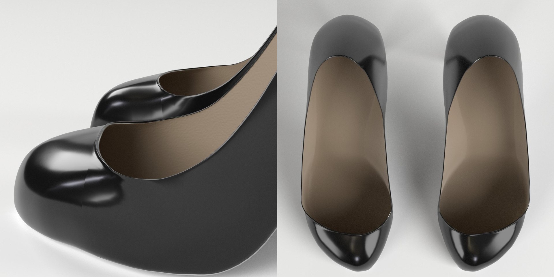 3D Decollete Shoes - TurboSquid 1349763