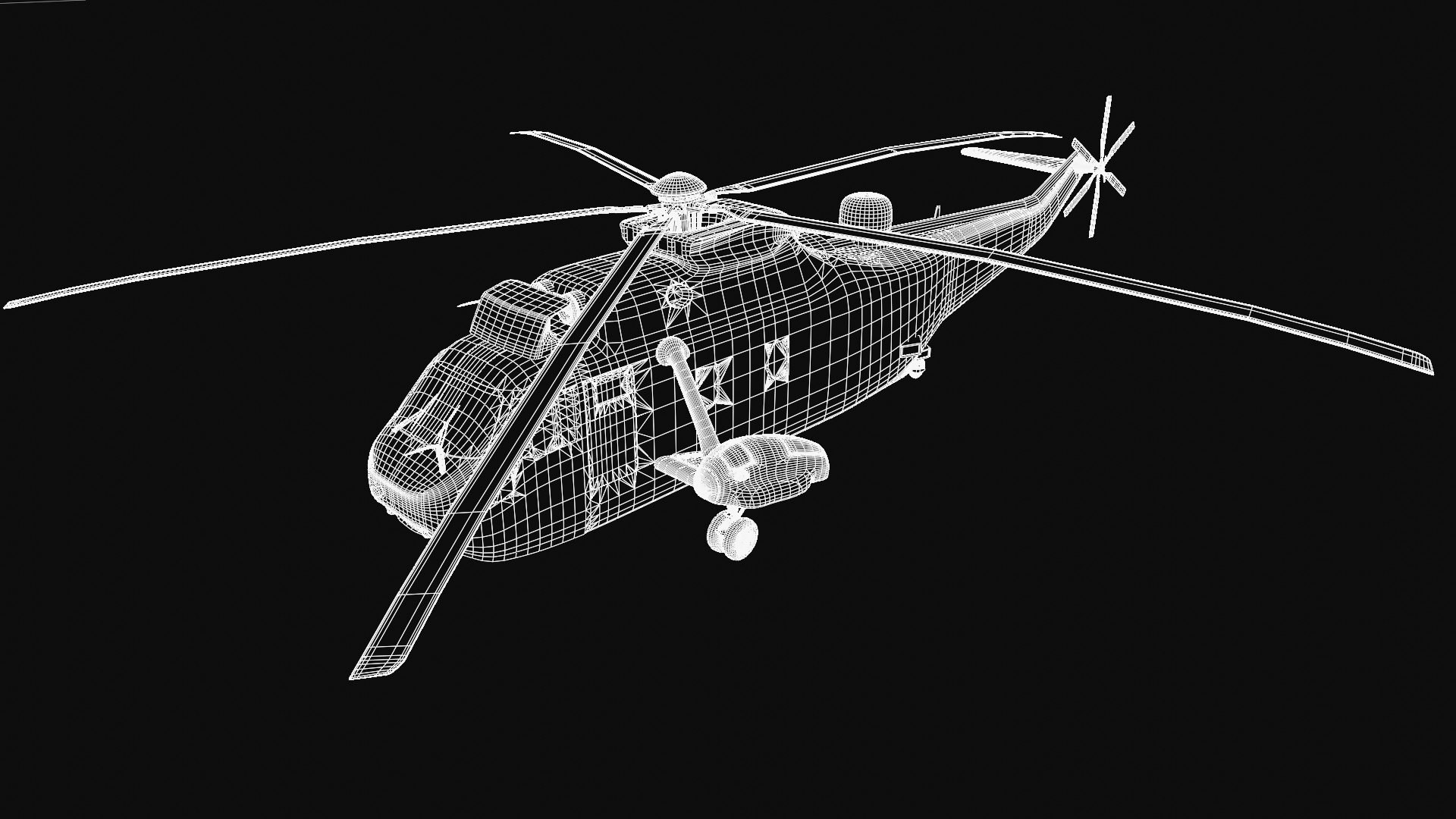 Sikorsky Sea King U S 3d Model