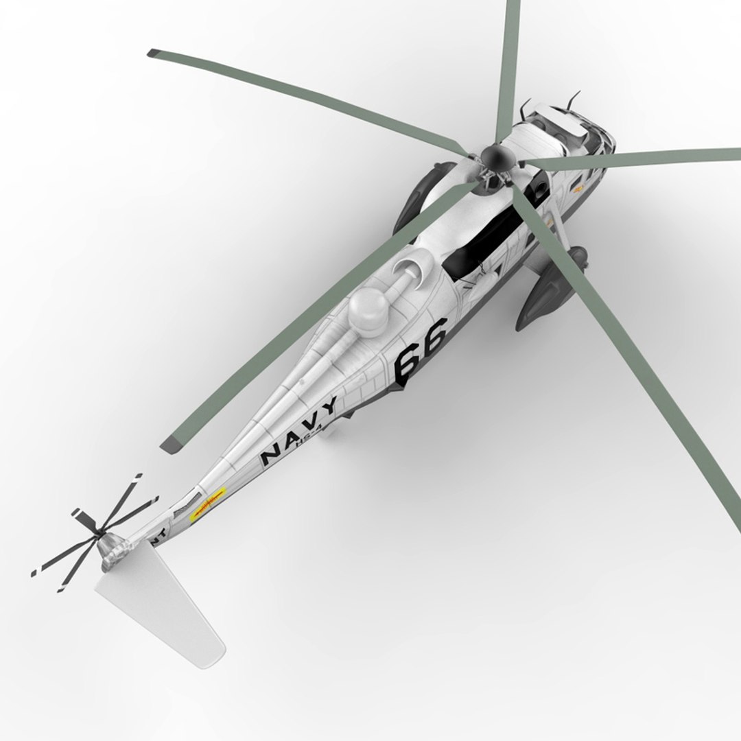 Sikorsky Sea King U S 3d Model
