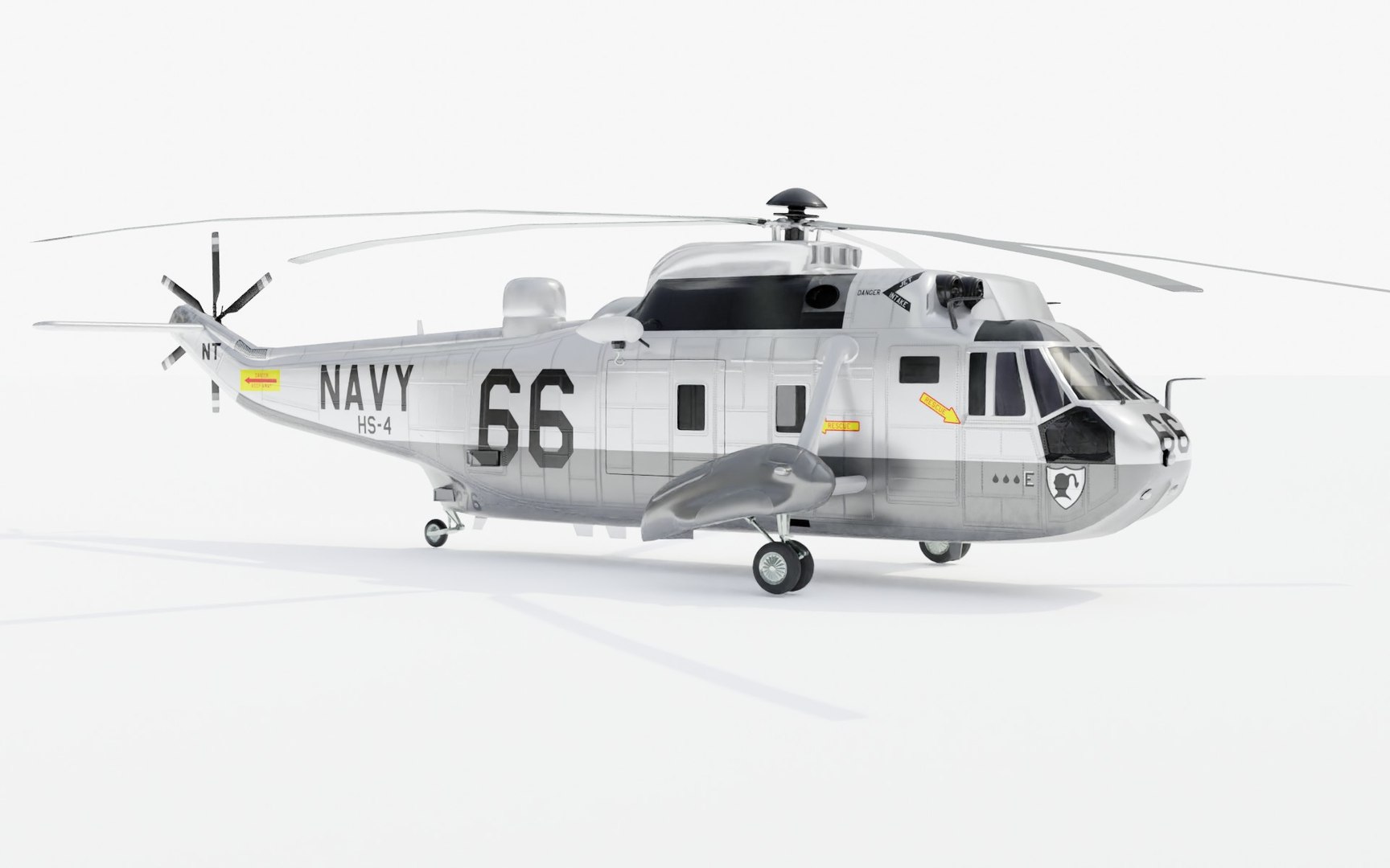 Sikorsky Sea King U S 3d Model