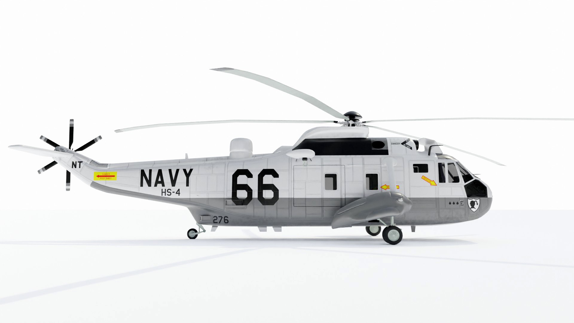 Sikorsky Sea King U S 3d Model