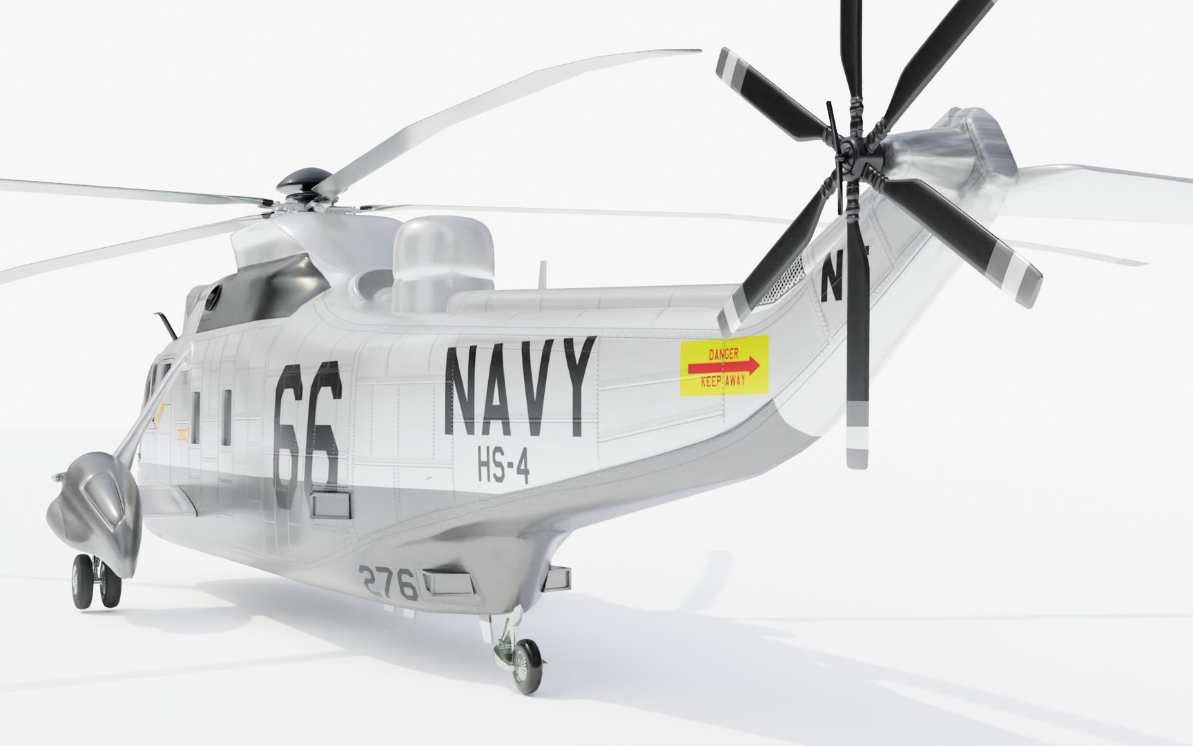 Sikorsky Sea King U S 3d Model