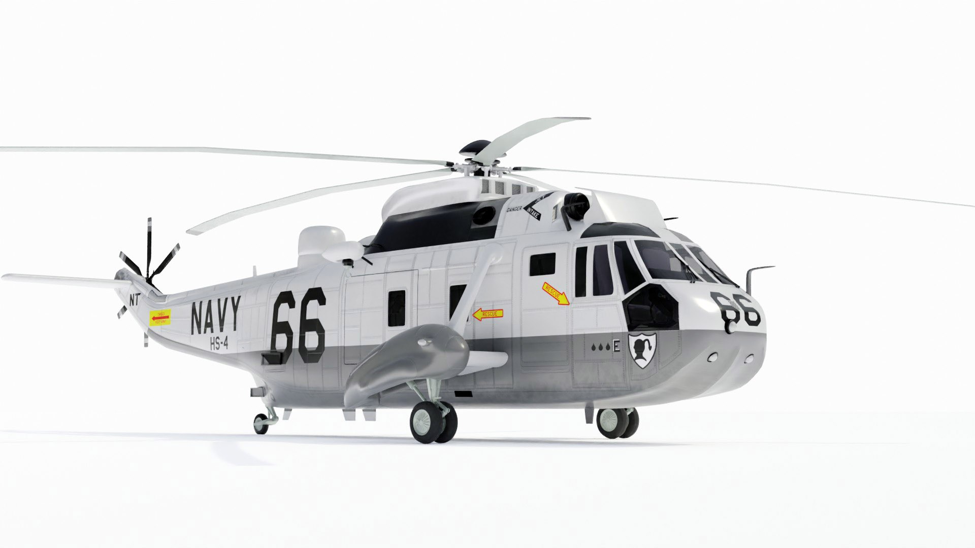Sikorsky Sea King U S 3d Model