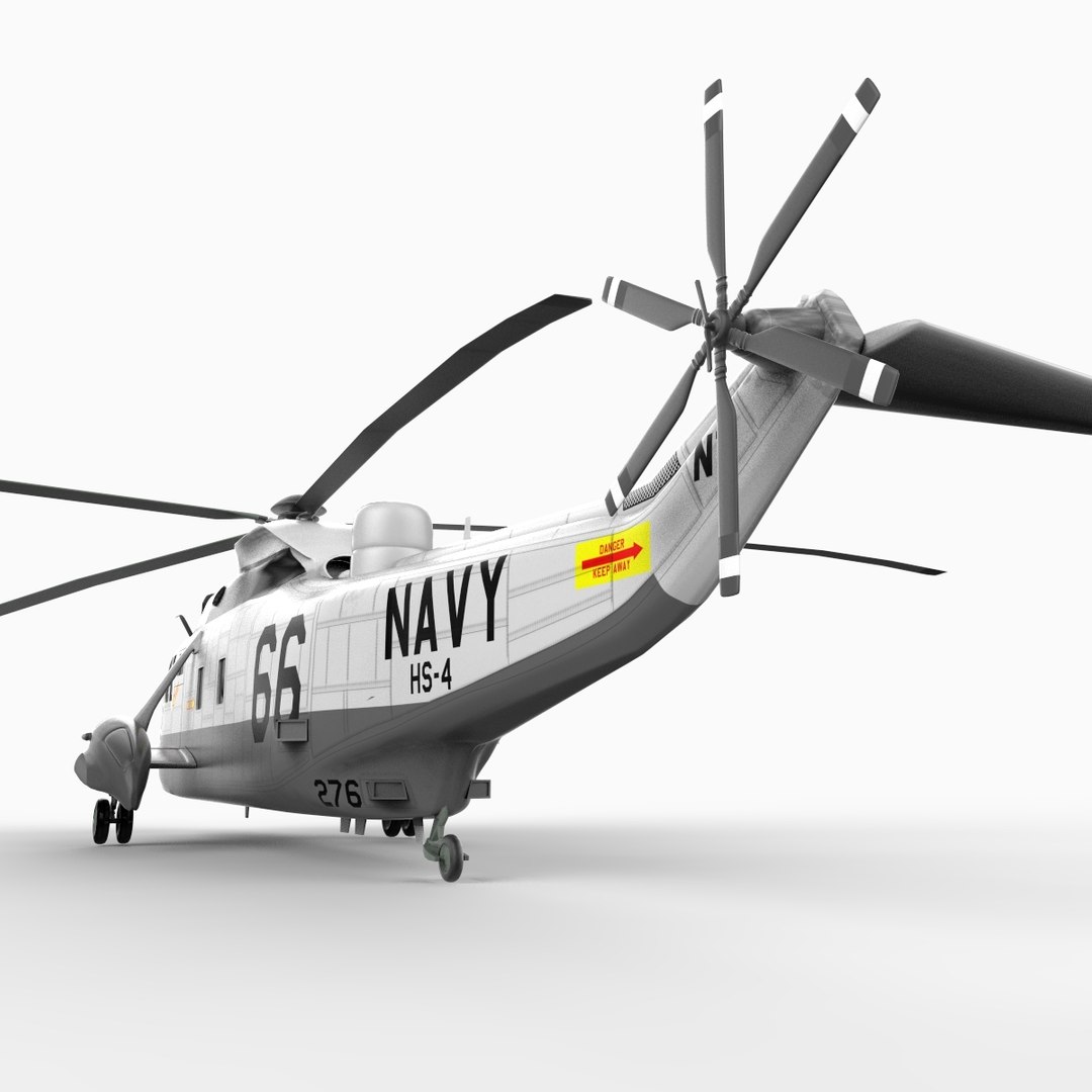 Sikorsky Sea King U S 3d Model