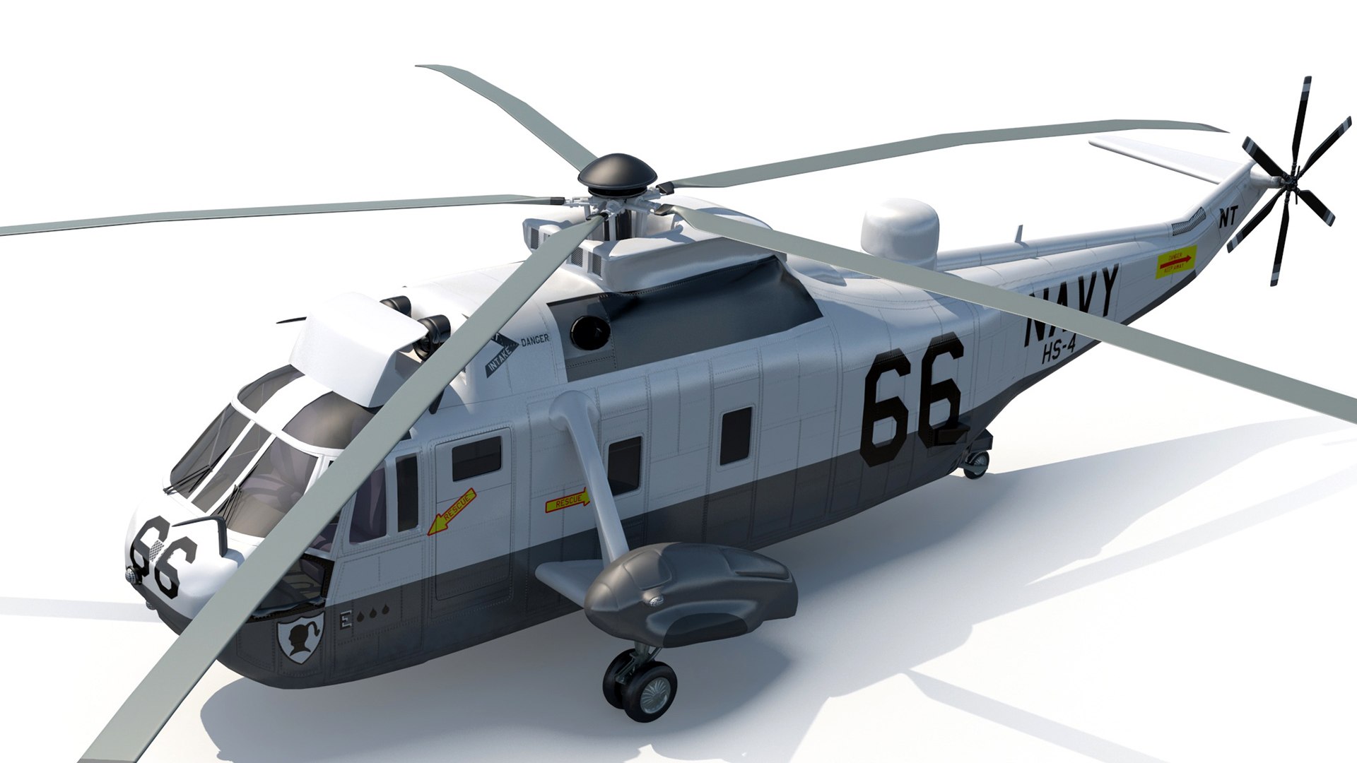 Sikorsky Sea King U S 3d Model
