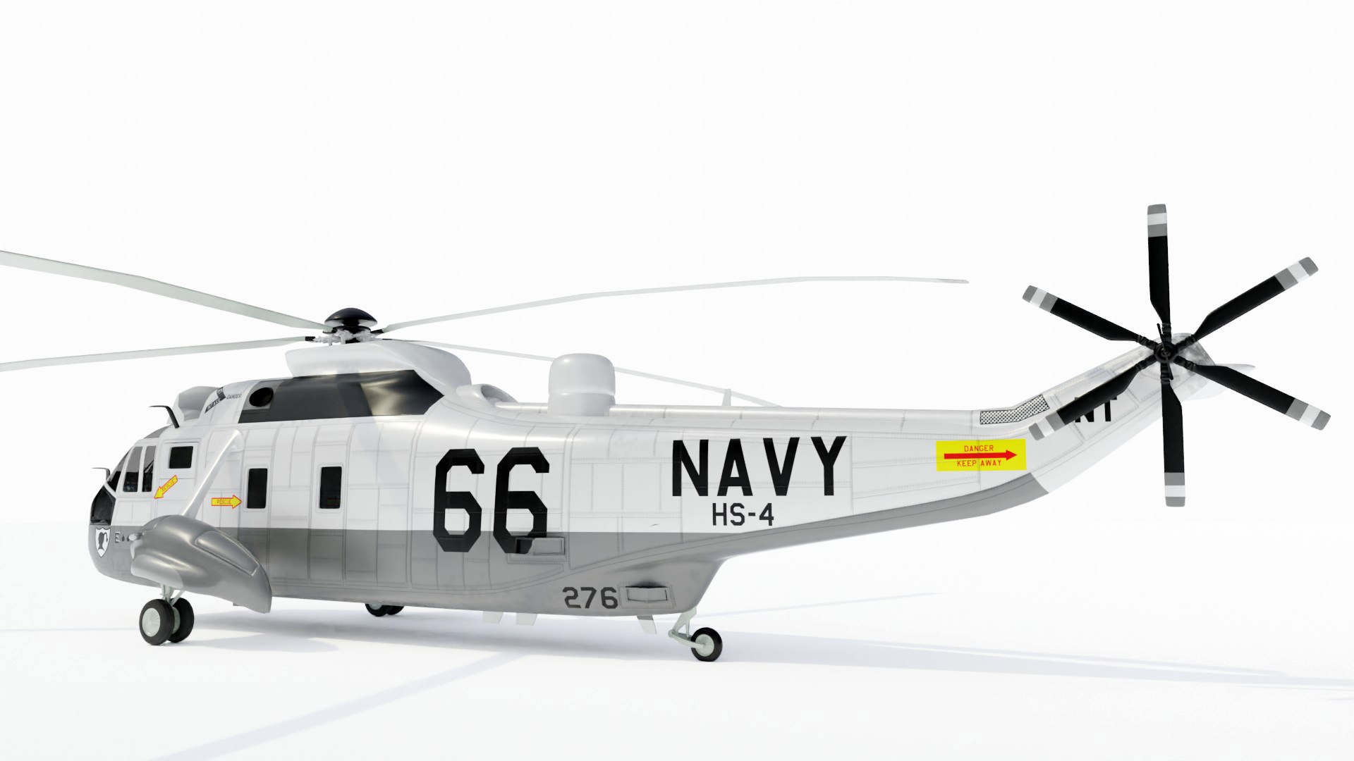 Sikorsky Sea King U S 3d Model