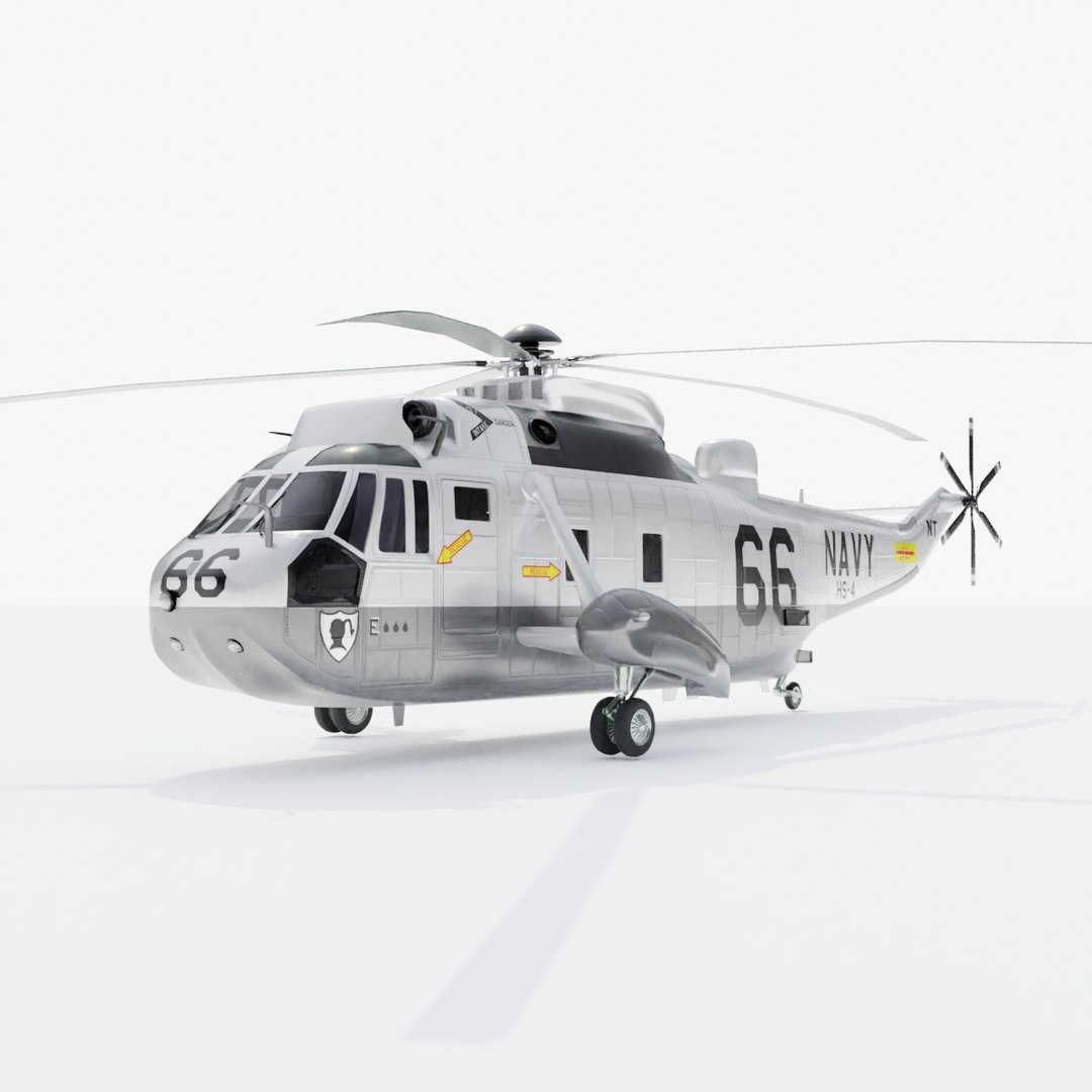 Sikorsky Sea King U S 3d Model