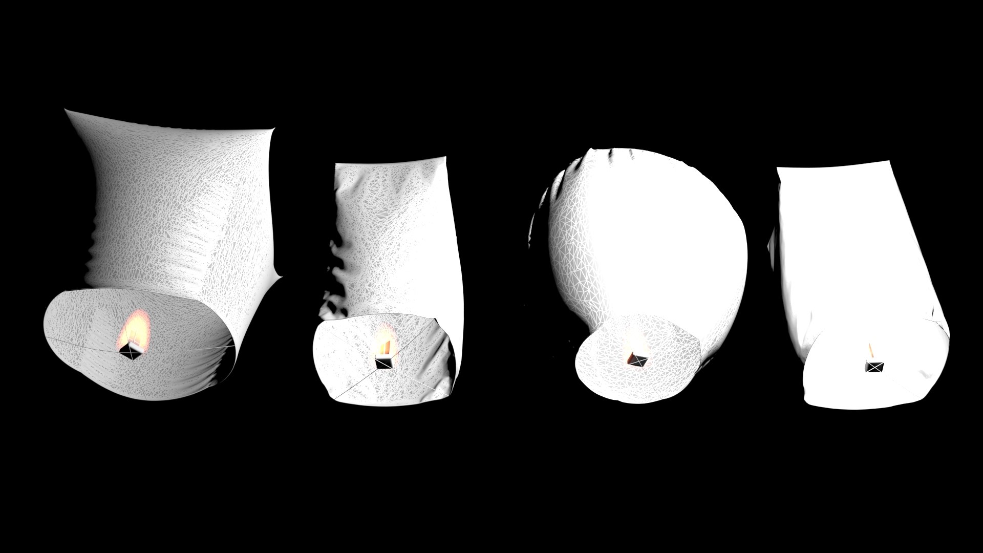 3D Model Chinese Sky Lantern - TurboSquid 2130840