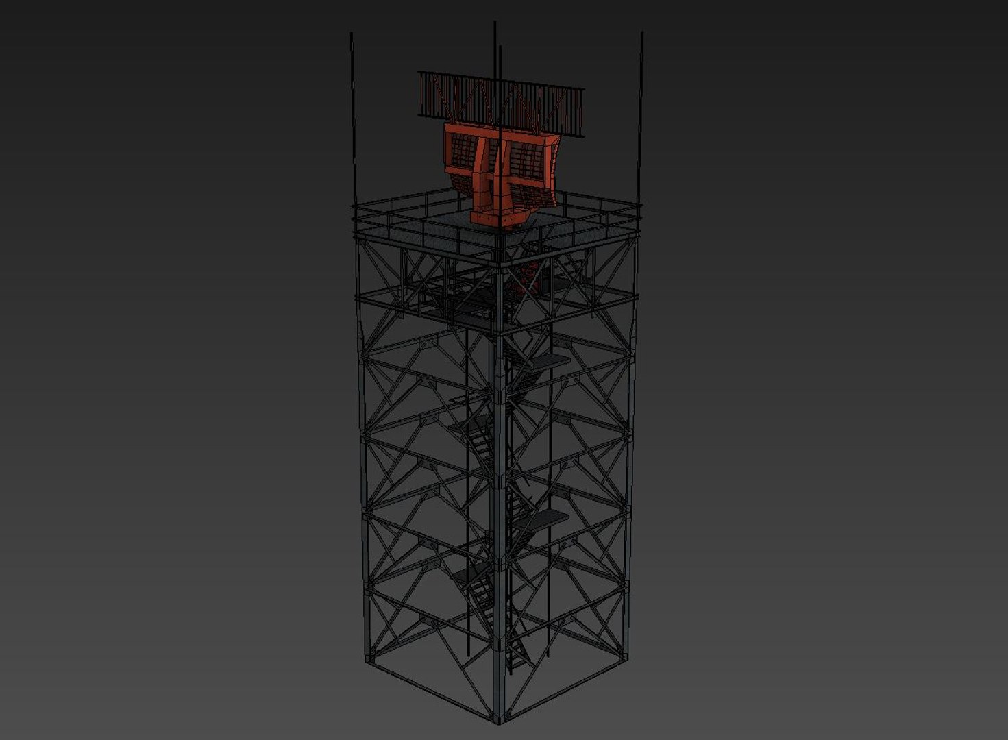 Asr-9 Airport Surveillance Radar 3D Model - TurboSquid 1178591