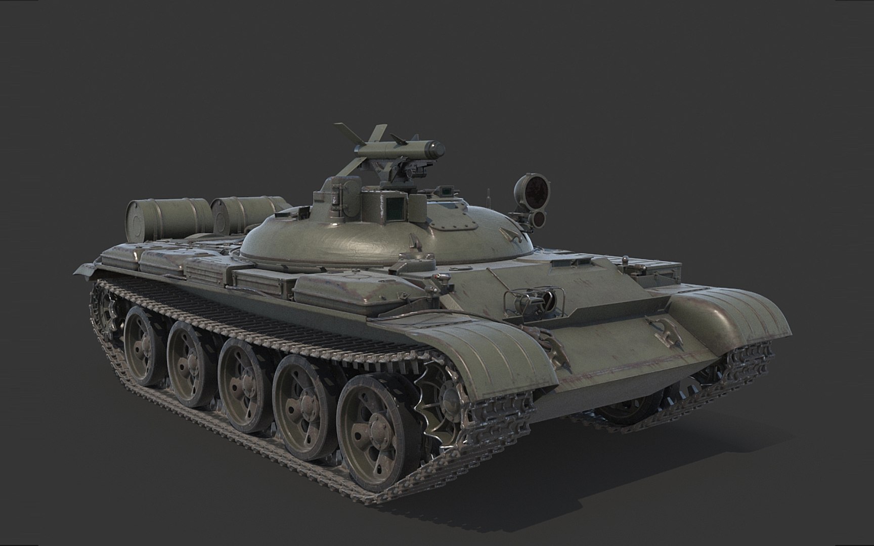 3d It-1 Soviet Tank