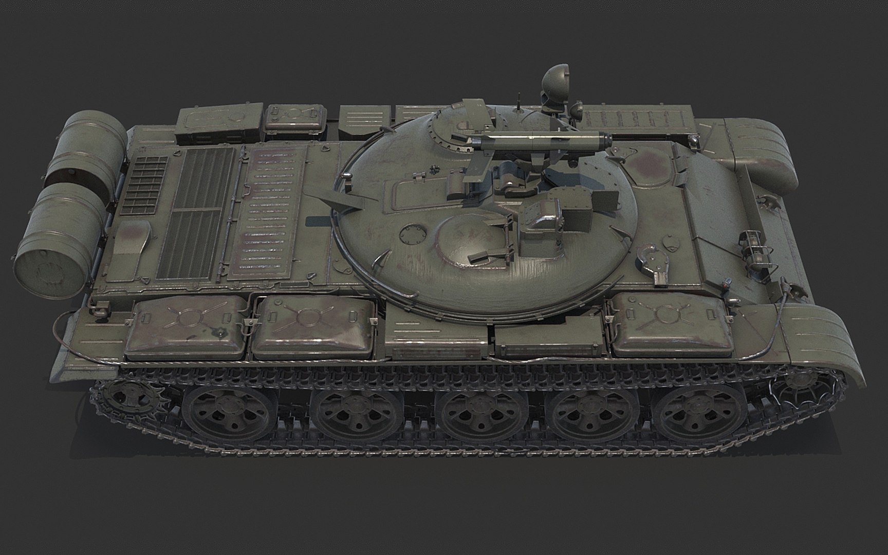 3d It-1 Soviet Tank