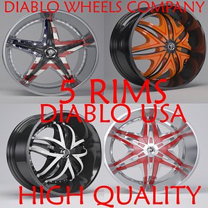 Msr wheels 3D model - TurboSquid 1269133