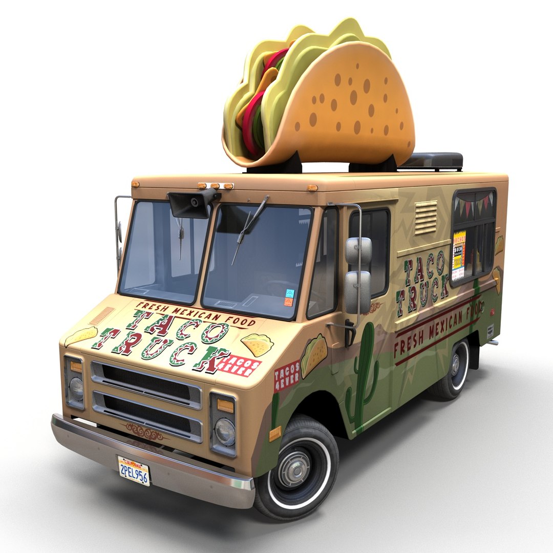3D Vintage Food Trucks model - TurboSquid 1986681