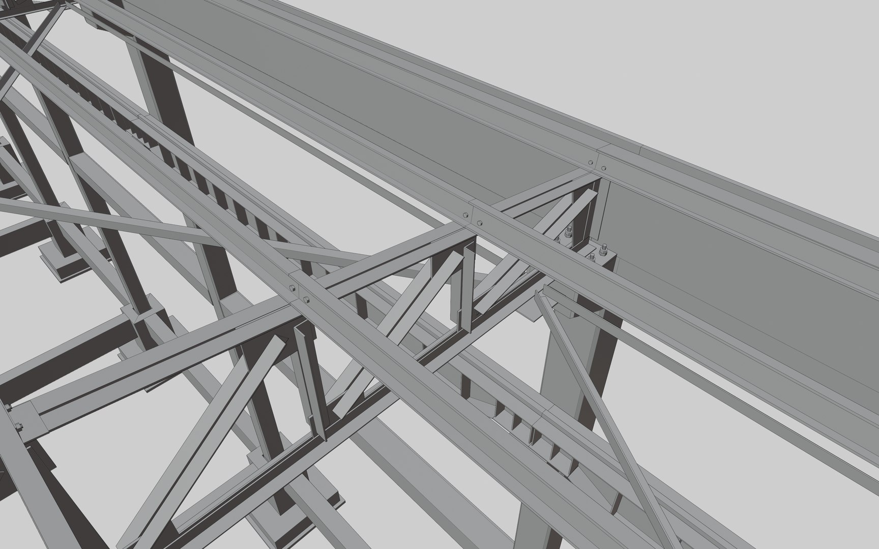 3D Model Steel Structure - Warehouse - Type-1 - TurboSquid 1910160