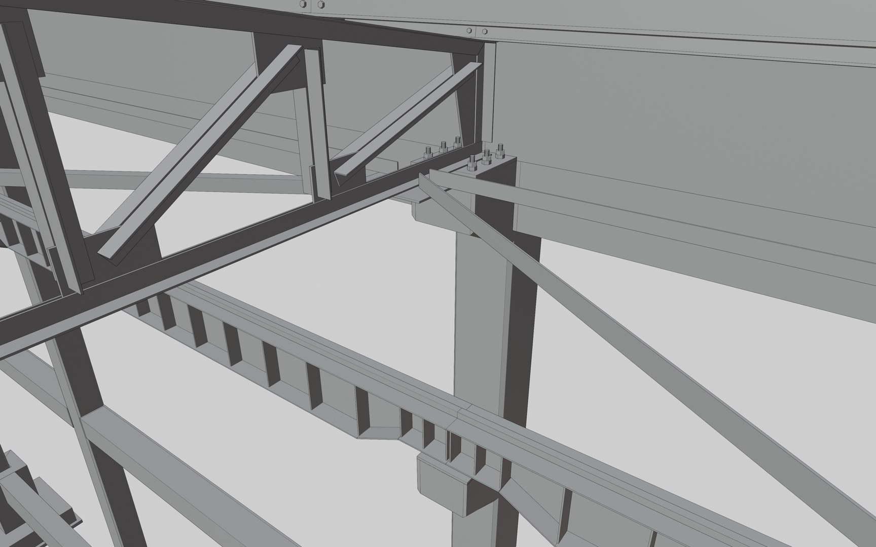 3D Model Steel Structure - Warehouse - Type-1 - TurboSquid 1910160