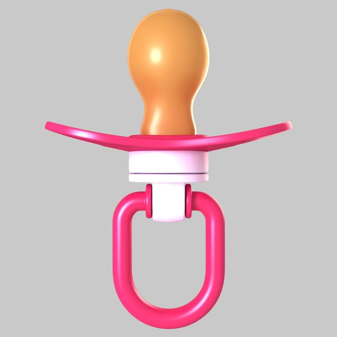 3d Pacifier Modelled