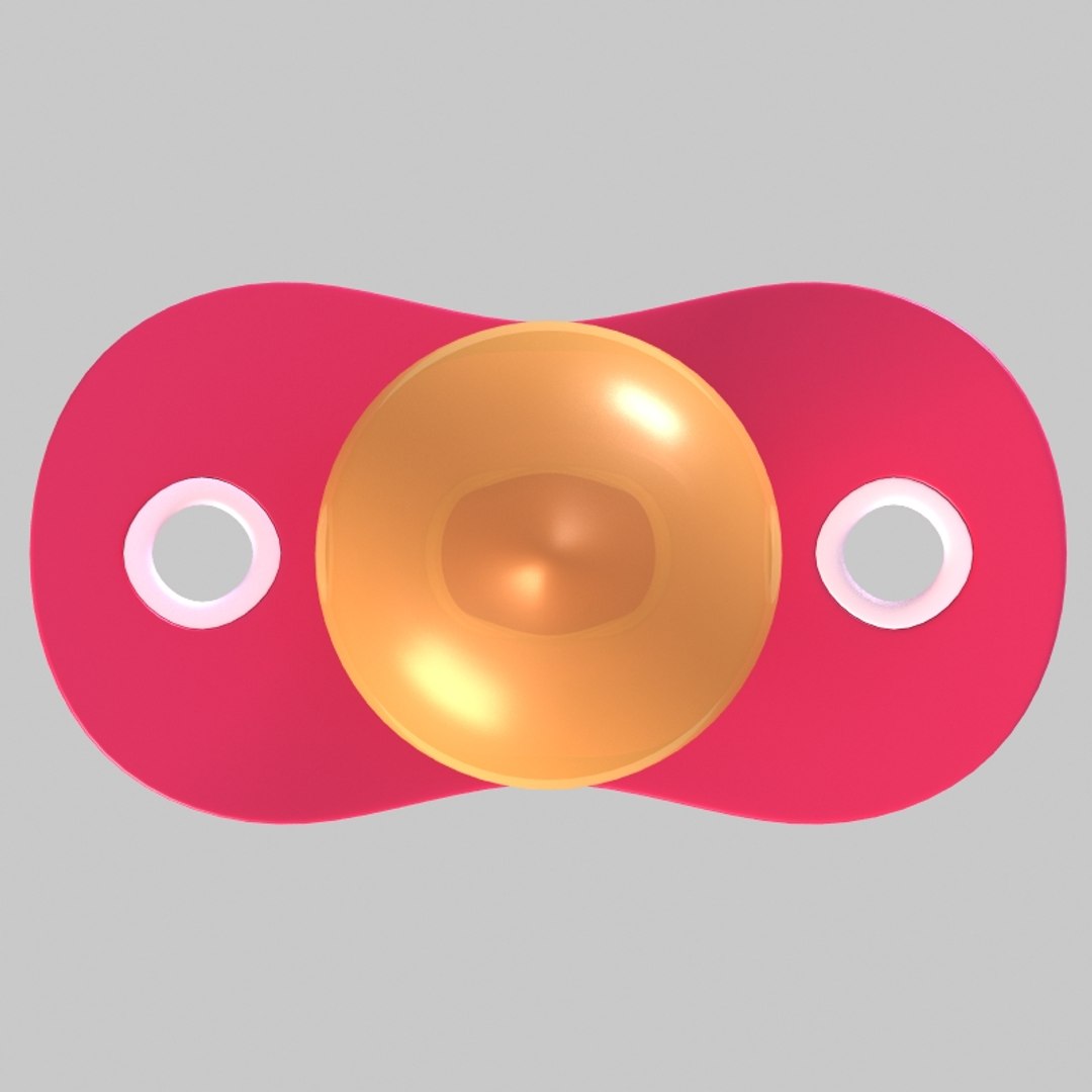 3d Pacifier Modelled
