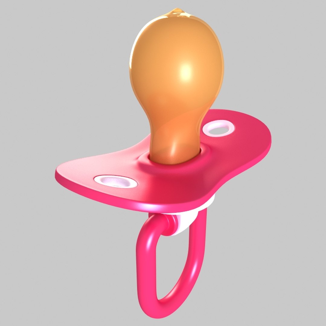 3d Pacifier Modelled
