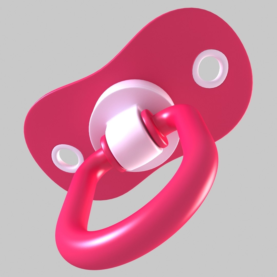 3d Pacifier Modelled