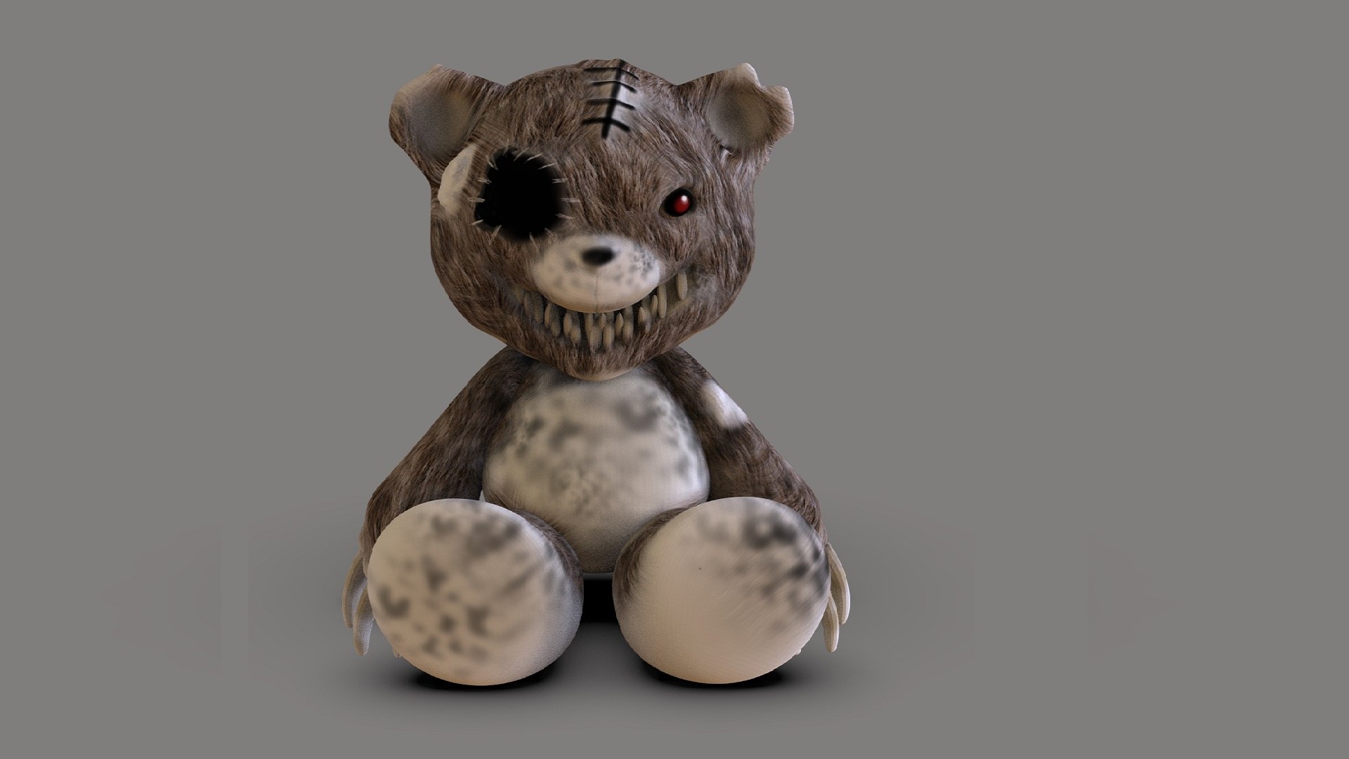 Evil Teddy Model - TurboSquid 2116406